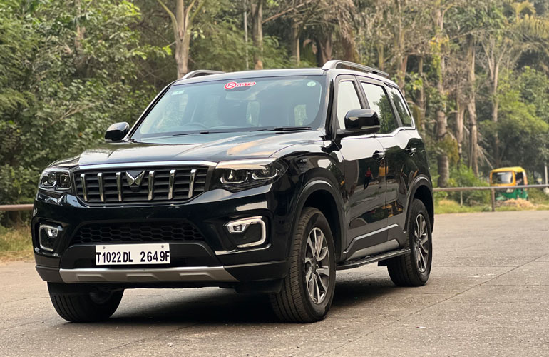 Book Mahindra Scorpio N Z8L 4x4 AT 7 Seater for self drive.